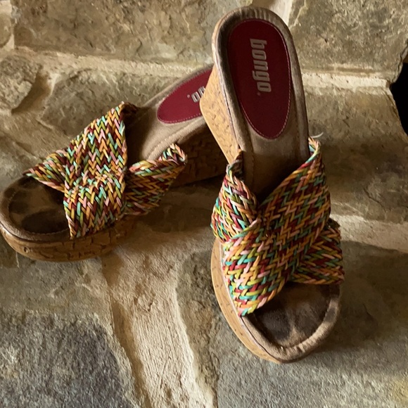 BONGO | Shoes | Bongo Multi Color Wedge 7 2 | Poshmark